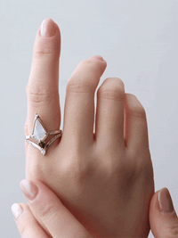 Lucy Ring – Moonstone Ready to Ship Engagement Ring | HIDDENSPACE