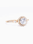 Serein Ring - Round S&P Diamond Engagement Ring l HIDDENSPACE