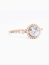 Serein Ring - Round S&P Diamond Engagement Ring l HIDDENSPACE